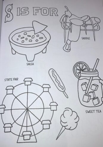 Coloring Book: Texas A to Z | Texas Star Trading